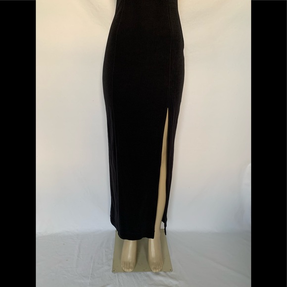 Tadashi Shoji | Dresses | Tadasi Size Small Black Form Fitting Maxi ...